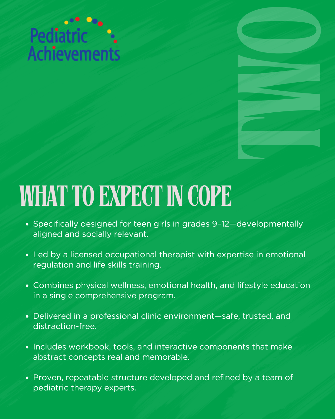 COPE Girls Program (Grades 9-12) | Pediatric Achievements